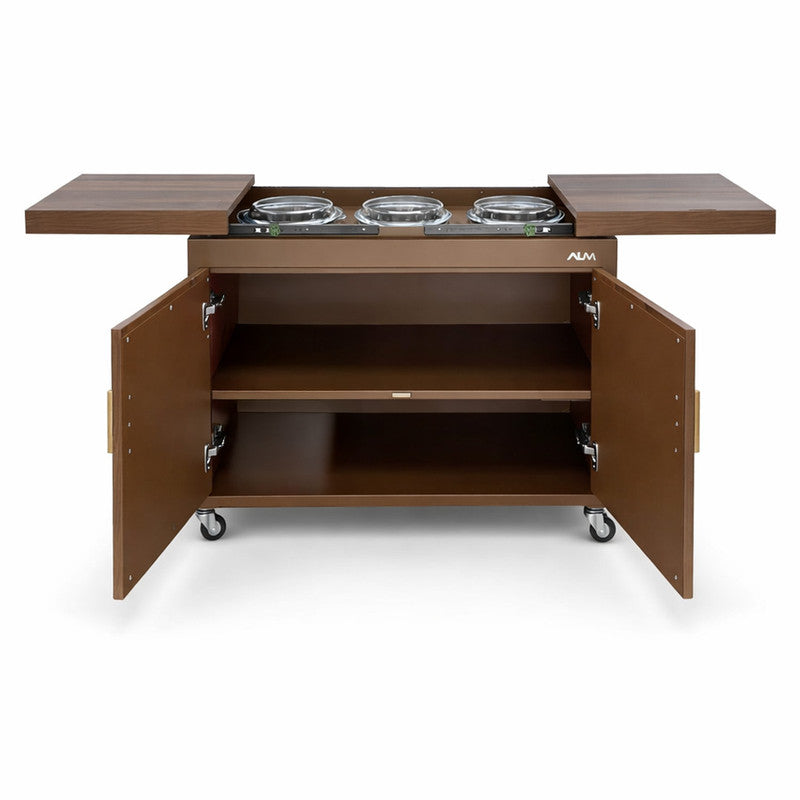 ALM 4 Plates Food Warmer & Hostess Trolley – Almuftah Center