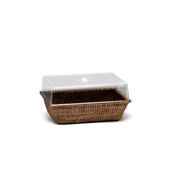 Alkan Rattan Basket With Lid – Almuftah Center