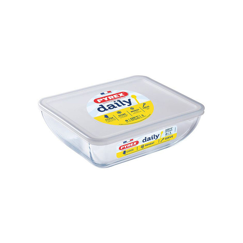 Pyrex 1.3L Rectangular Roaster With Lid – Almuftah Center